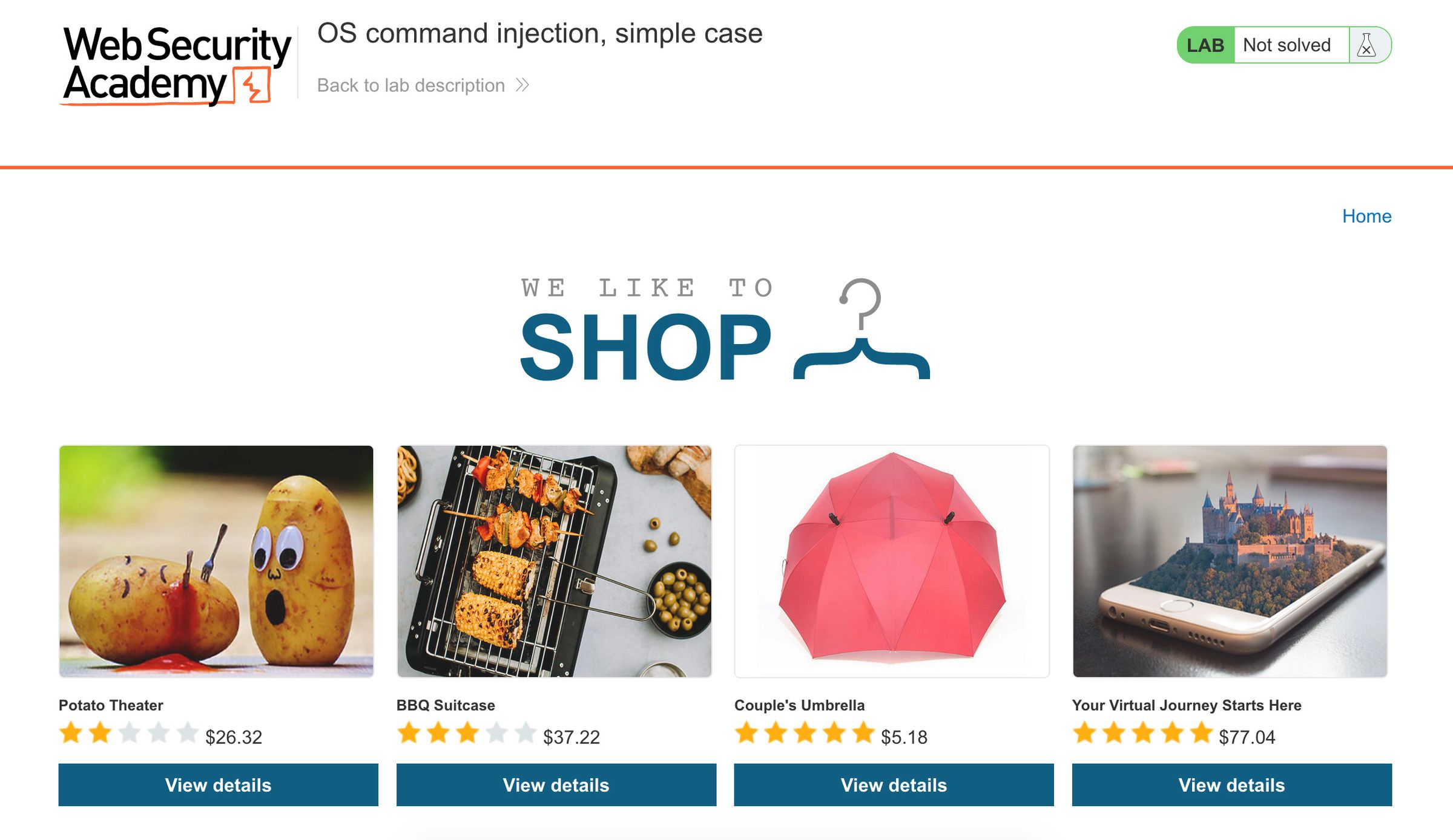 Portswigger S Os Command Injection Simple Case Walkthrough