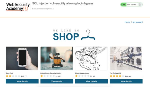 Portswiggers Sql Injection Vulnerability Allowing Login Bypass Walkthrough
