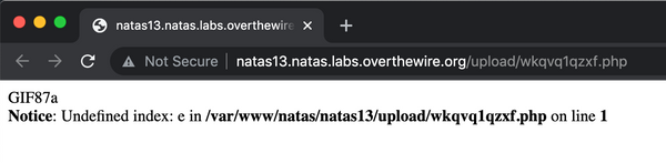 OverTheWire Natas Level 13 Walkthrough