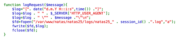 OverTheWire Natas Level 25 Walkthrough