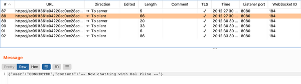 Portswiggers Manipulating Websocket Messages To Exploit Vulnerabilities Walkthrough 8024