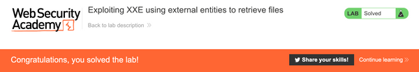 Portswiggers Exploiting Xxe Using External Entities To Retrieve Files Walkthrough 