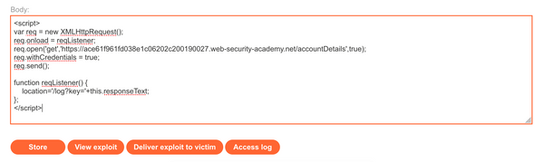 PortSwigger's "CORS vulnerability with basic origin reflection" Walkthrough