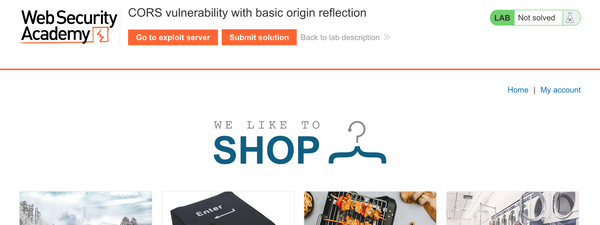 Portswiggers Cors Vulnerability With Basic Origin Reflection Walkthrough