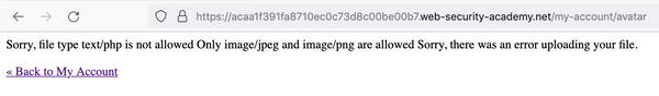 Portswiggers Web Shell Upload Via Content Type Restriction Bypass Walkthrough